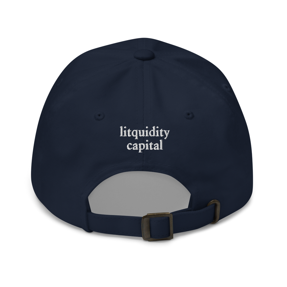 DOW 50,000 Dad Hat - Black | Navy – Litquidity Merch Store